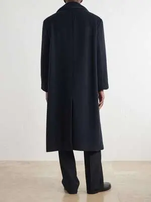 Loewe Double-breasted Wool And Lama-blend Coat
