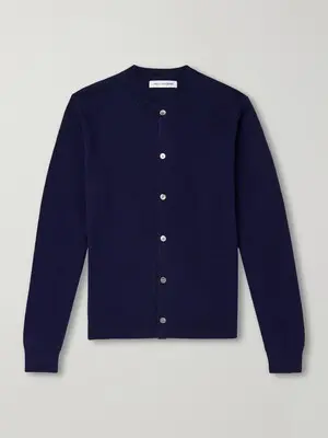 Comme Des Garçons COMME DES GARÇONS SHIRT - Fully Fashioned Wool Cardigan - Men - Blue - S Blue