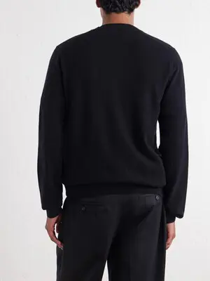 Comme Des Garçons Wool Cardigan - Black