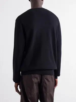 Comme Des Garçons Wool Sweater - Black