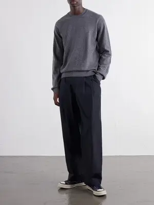 Comme Des Garçons Ribbed Wool Sweater