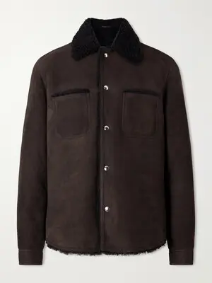 Mr P. Shearling Jacket - Brown