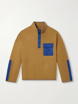 Visvim Barlow Wool-fleece Sweatshirt - Brown