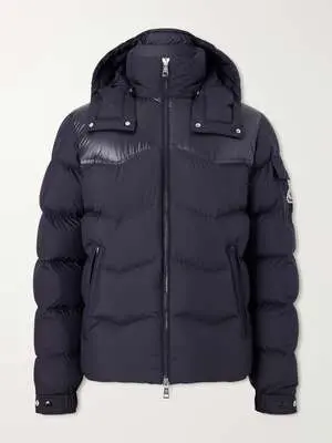 Moncler Ravelis Logo-appliquéd Quilted Shell Down Jacket