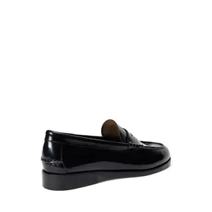 Ralph Lauren Calfskin Leather Loafer - Black