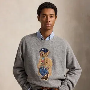Ralph Lauren Relaxed Fit Polo Bear Sweater