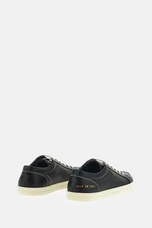 COMMON PROJECTS Premium Skate Leather Sneakers - Black