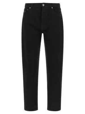 Brunello Cucinelli Straight Leg Jeans - Black