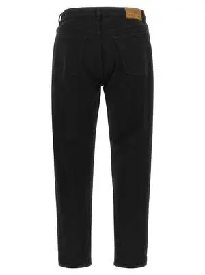 Brunello Cucinelli Straight Leg Jeans - Black