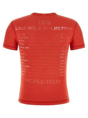 DIESEL® T-marsy-rib-cry' T-shirt - Red