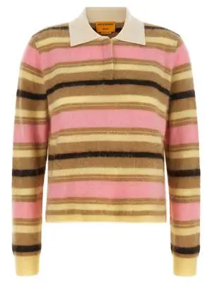 Guest In Residence Grizzly Cropped Rugby' Polo Shirt - Multicolor