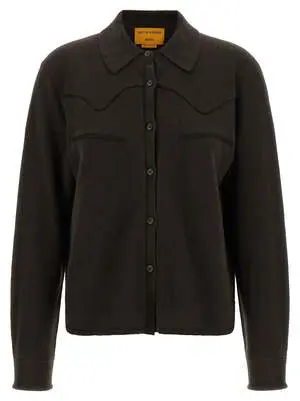 Guest In Residence Cropped Western' Shirt