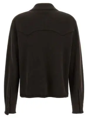 Guest In Residence Cropped Western' Shirt