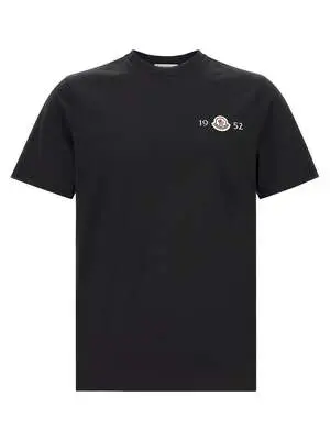 Moncler Logo Patch T-shirt - Black