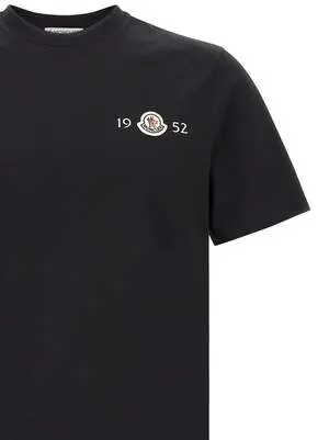 Moncler Logo Patch T-shirt - Black
