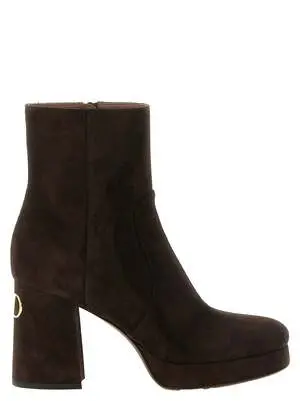Valentino Garavani Fawcette' Ankle Boots - Brown