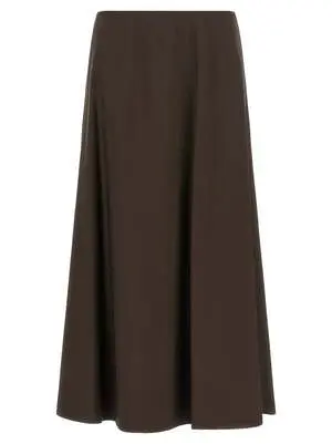 Brunello Cucinelli Flute' Skirt - Brown