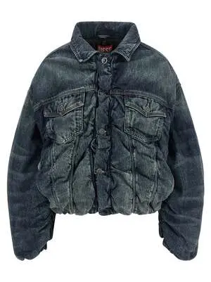 DIESEL® D-curly-fsj1' Jacket - Blue