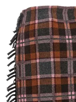 Guest In Residence Tartan Wrap' Skirt