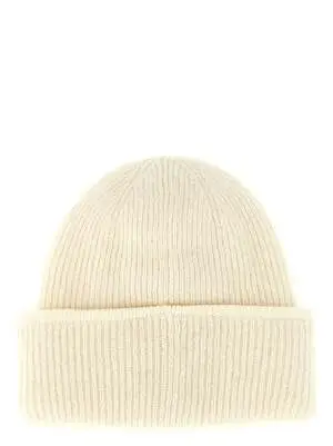 Jacquemus Le Bonnet Gros-grain' Beanie - White
