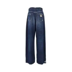 Dolce & Gabbana Distressed Denim Oversized Pants