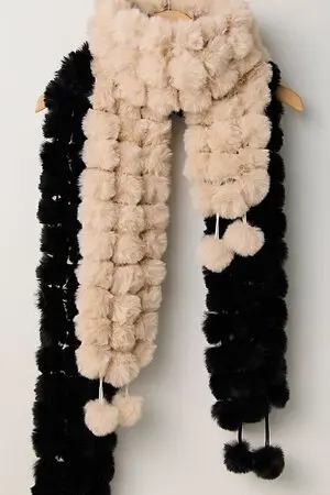 Free People Kiss Kiss Pom Scarf