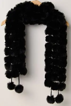 Free People Kiss Kiss Pom Scarf