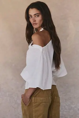 Free People Eloise Top - Clean Ivory