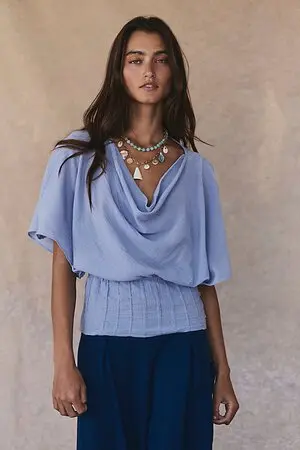 Free People Eloise Top - Dawn Sky