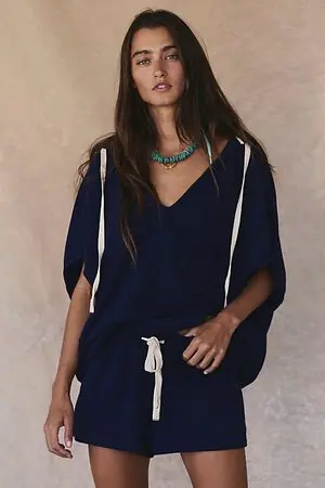 Free People Jaxson Short Set - Celestial Indigo