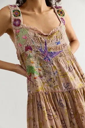 MAGNOLIA PEARL Taya Slip Maxi Dress - Rose