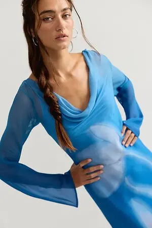 Significant Other Zhavia Long Sleeve Maxi Dress - Dancing Tulip