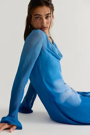 Significant Other Zhavia Long Sleeve Maxi Dress