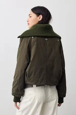 Free People We The Free Lightning Rod Funnel-neck Puffer