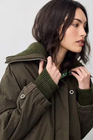 Free People We The Free Lightning Rod Funnel-neck Puffer