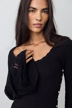 Free People Charlie Sweater - Black
