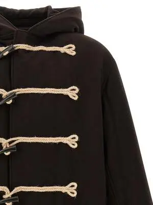 Yohji Yamamoto Flannel Toggle Duffle' Coat