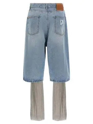 Giuseppe Di Morabito Crystal Jeans + Leggings - Multicolor