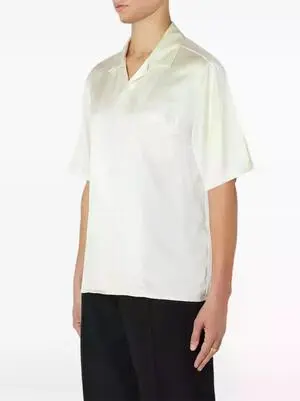 NING DYNASTY Mulberry Short-sleeve Shirt - Neutrals