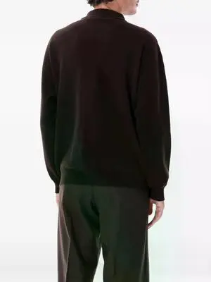 ROBERTO COLLINA Quarter-zip Chest-pocket Sweater