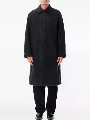 Universal Works Mac Mowbray Concealed-front Coat - Grey