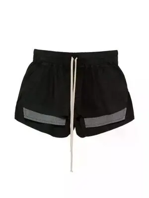 Rick Owens Drawstring Layered Shorts
