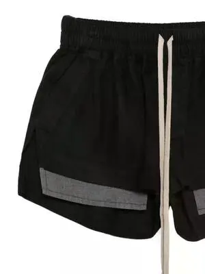 Rick Owens Drawstring Layered Shorts