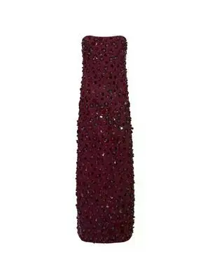 Simkhai Serafina Sequin-embellished Strapless Maxi Dress