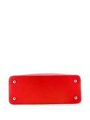 LOUIS VUITTON Capucines Bag Leather Mm Satchel - Red