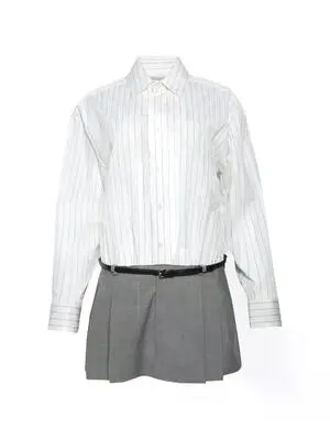 Alexander Wang Pre-styled Shirt Dressed With Tailored Skirt
