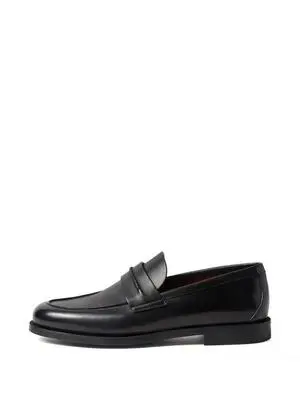 Zegna Leather Mocassin Corso Loafers