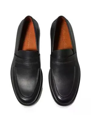 Zegna Leather Mocassin Corso Loafers