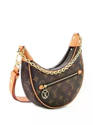 LOUIS VUITTON Loop Handbag Monogram Canvas Hobo Bag