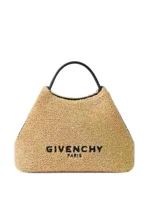 Givenchy Nano Facet Tote Bag In Sponge Raffia